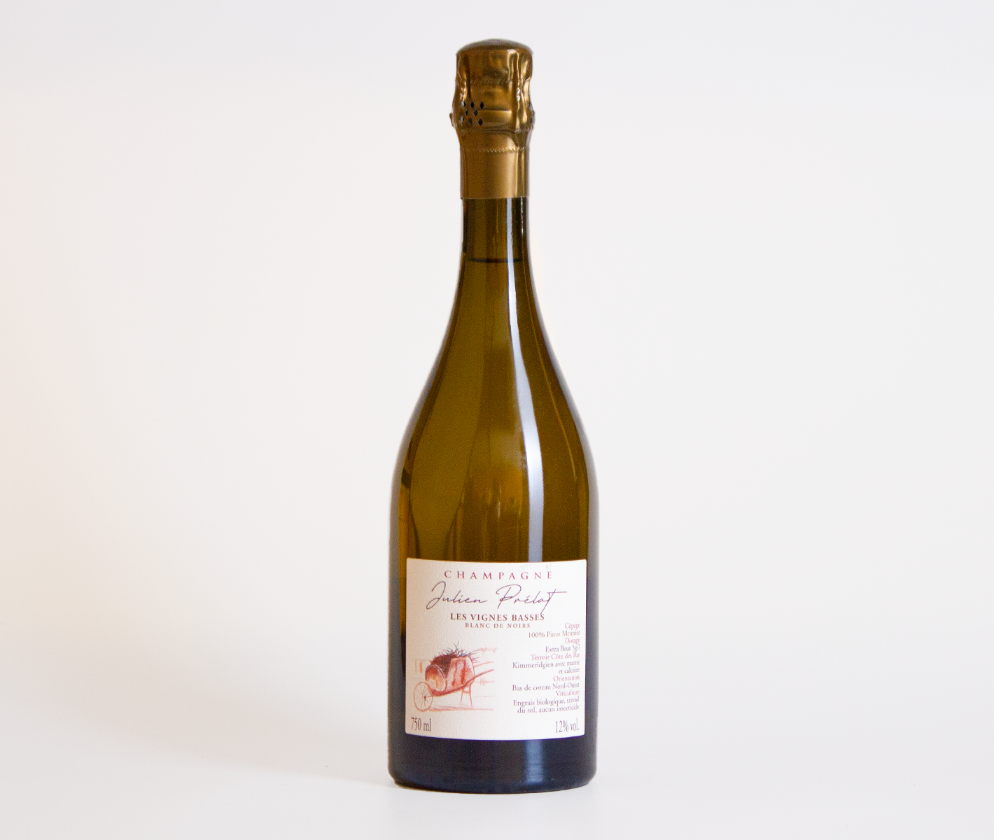 Julien Prelat NV Les Vignes Basses Pinot Meunier Extra Brut – DRNKS