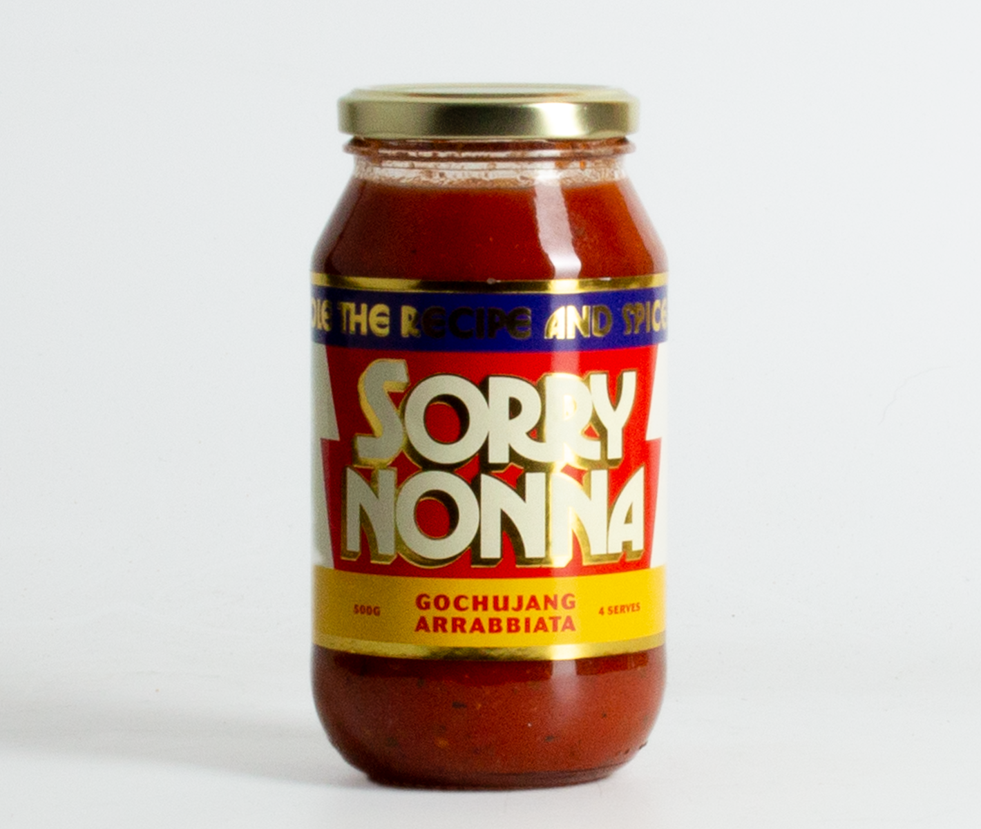 Sorry Nonna Gochujang Arrabbiata (500g) – DRNKS